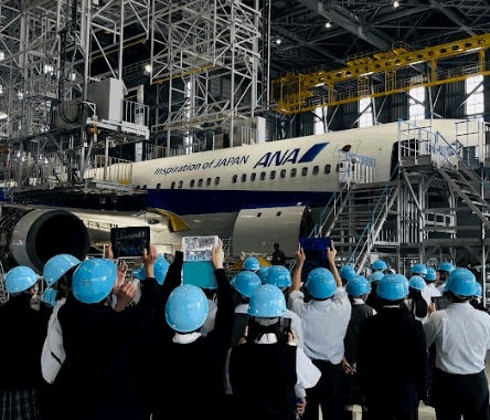 MRO Japan 機体整備工場見学ツアー | 地域創生事業 | ANAあきんど株式会社